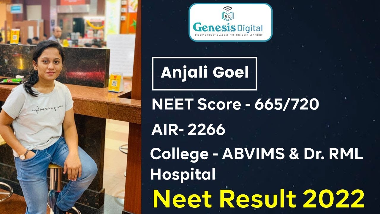 Anjali Goel | NEET Topper 2022 | NEET Result 2022 Celebration at Noor ...