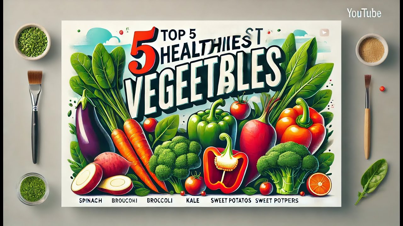 Top 5 Healthiest Vegetables You Need in Your Diet! | Top 5 Nutrient ...