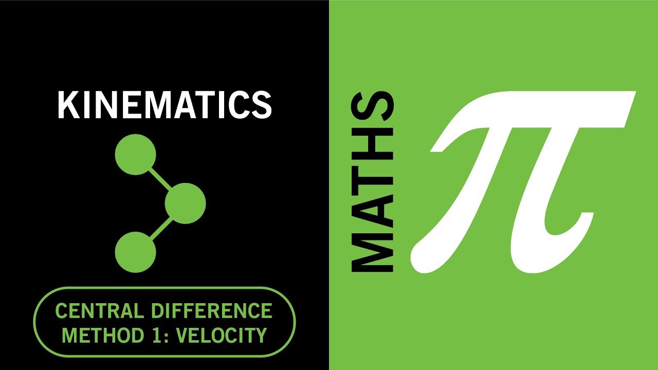 Maths Solutions Kinematics Central Difference Method 1 Velocity 1923