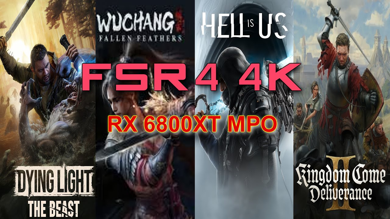 4 VERY HEAVY 2160p GAMES WITH FSR4 LITE - YouTube