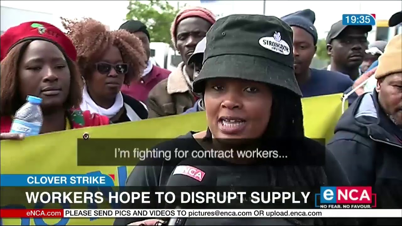 Clover strike | Workers hope to disrupt supply - YouTube