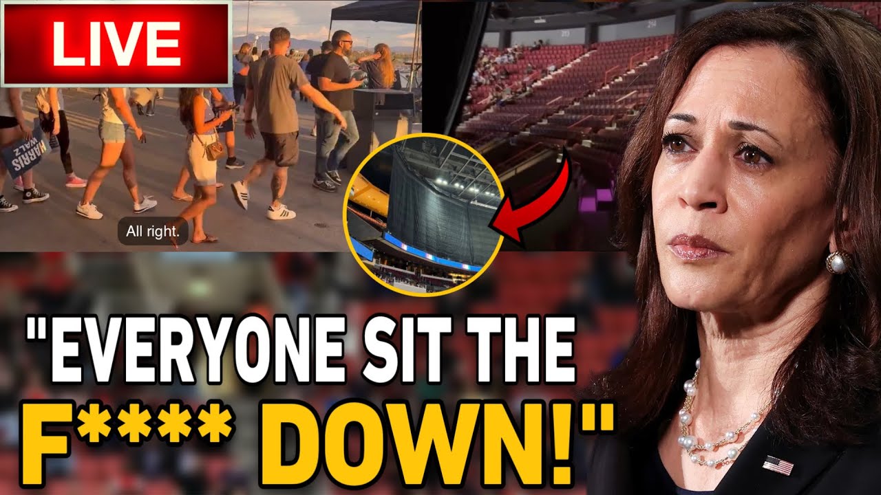 Kamala Harris VOTER EXPOSES Over 1000 EMPTY Seats COVERED & People ...