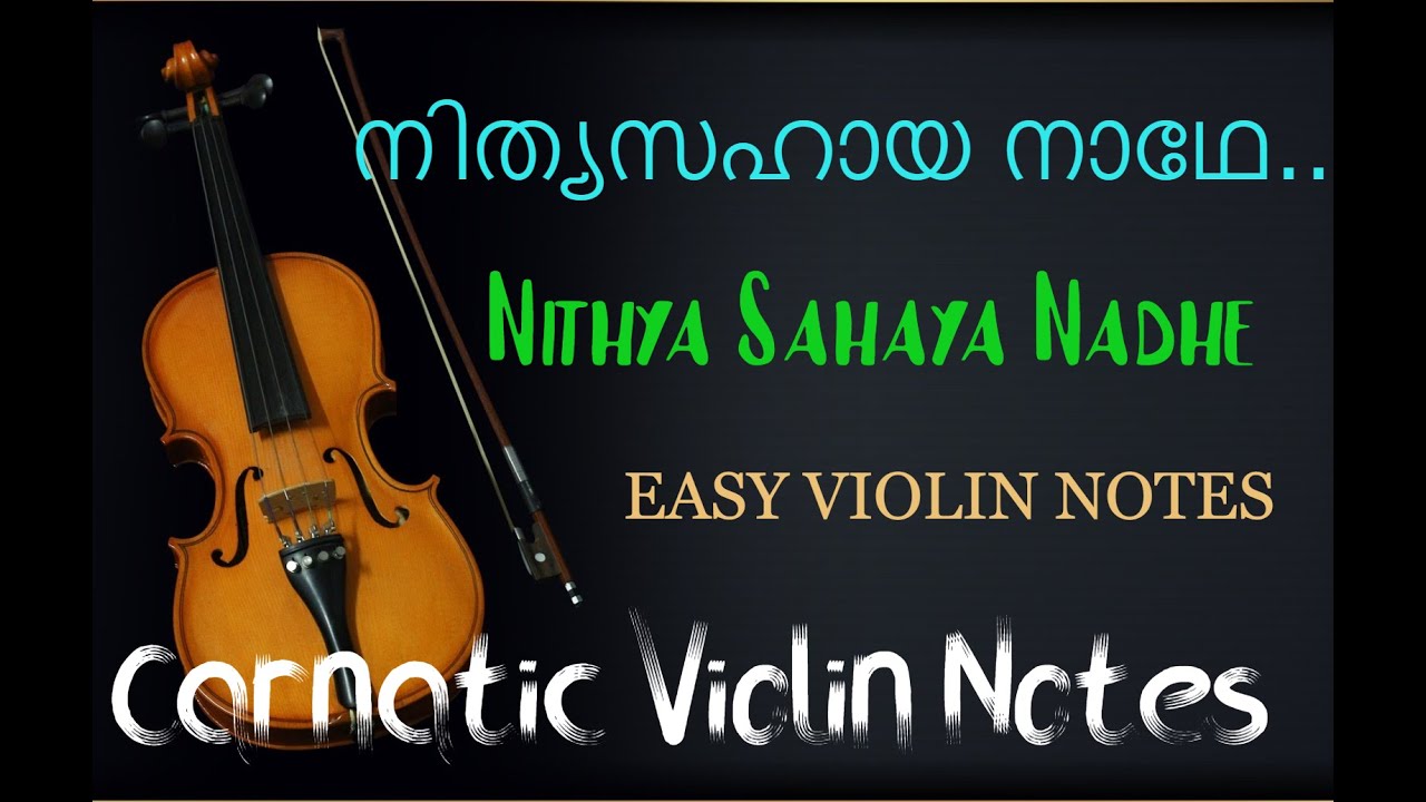NITHYA SAHAYA NADHE #violintutorial #violinotes #violinshorts # ...