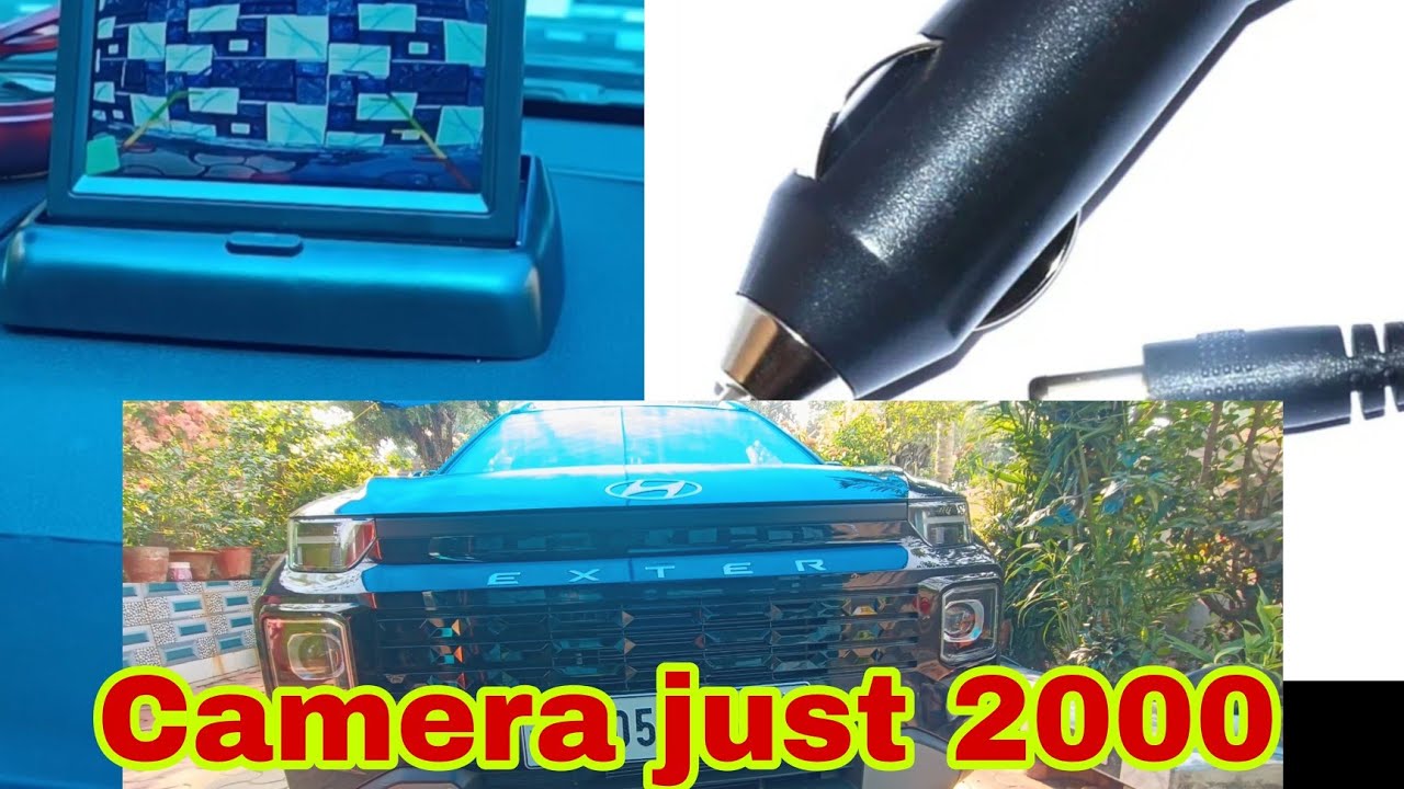 Front parking camera in Hyundai exter | car front camera - YouTube