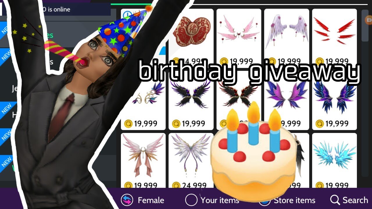 Birthday Giveaway!!! | Avakin Life - YouTube