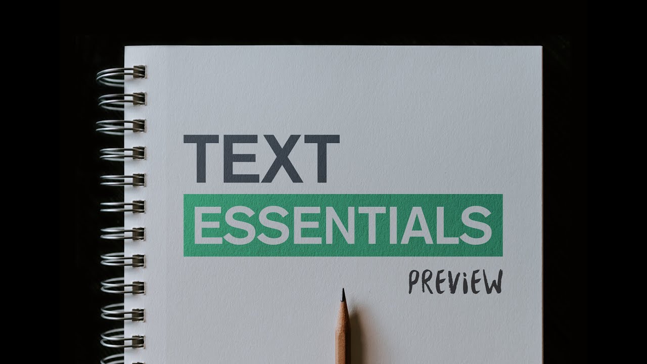 Text Essentials for Final Cut Pro - YouTube