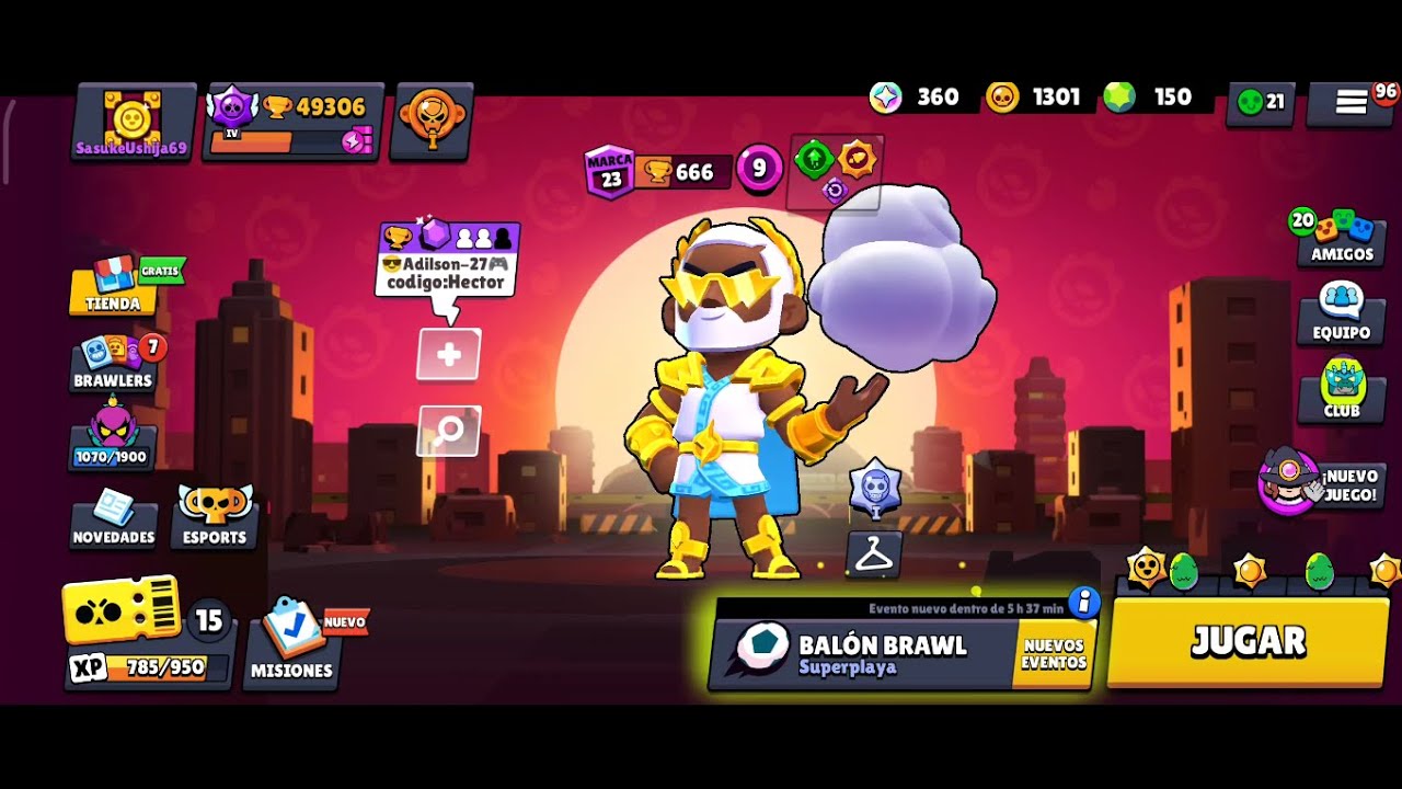 Brock En Modo Zeus... BRAWL STARS - YouTube