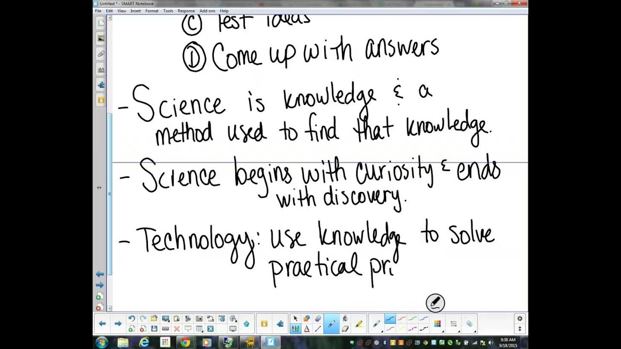 What is Science Lesson #1 - YouTube