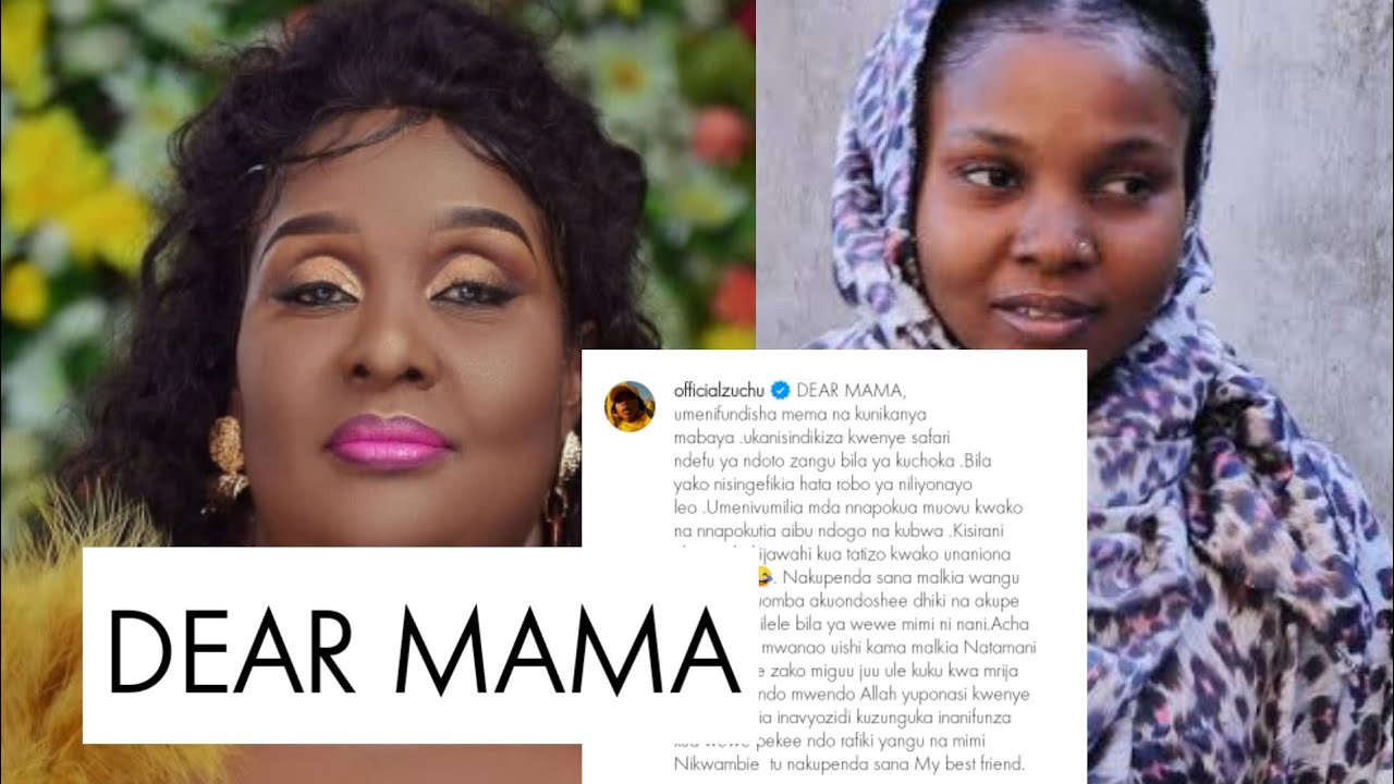 MAMA YANGU😭! Zuchu Ameliza Kila Mtu Kwa Ujumbe Mzito Alioandika Kuhusu ...