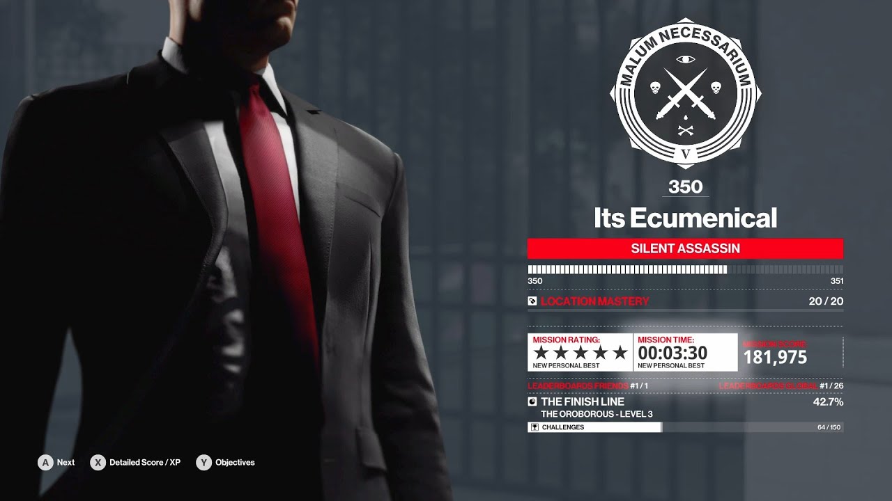 Hitman 3 Undying Returns Silent Assassin Guide Elusive Target ...
