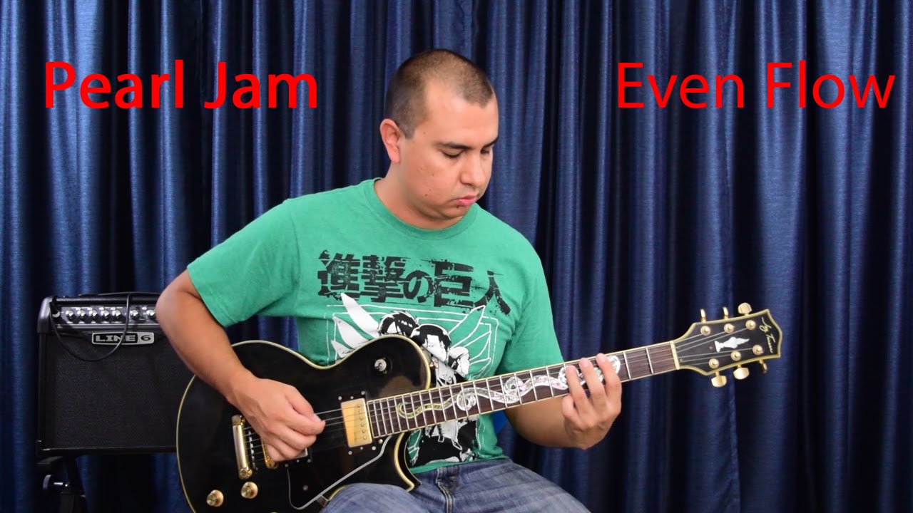 Pearl Jam -Even Flow (Guitar Lesson) - YouTube