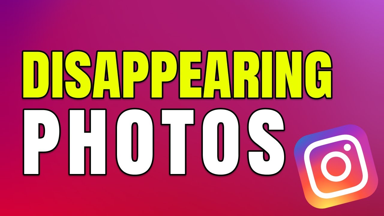 How to Send Disappearing Photos on Instagram - YouTube