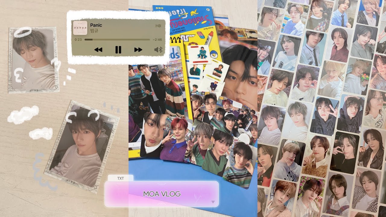 모아로그 투바투는 공백기인데 왜 제 지갑은 공백기가 아닌거죠 ⭑ 준등기깡 ⭑ 반택깡 ⭑ 택배깡 ⭑ 덕질 브이로그 ⭑ 모아