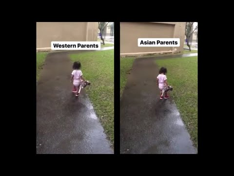 Viral mak ayah Barat vs mak ayah Asia