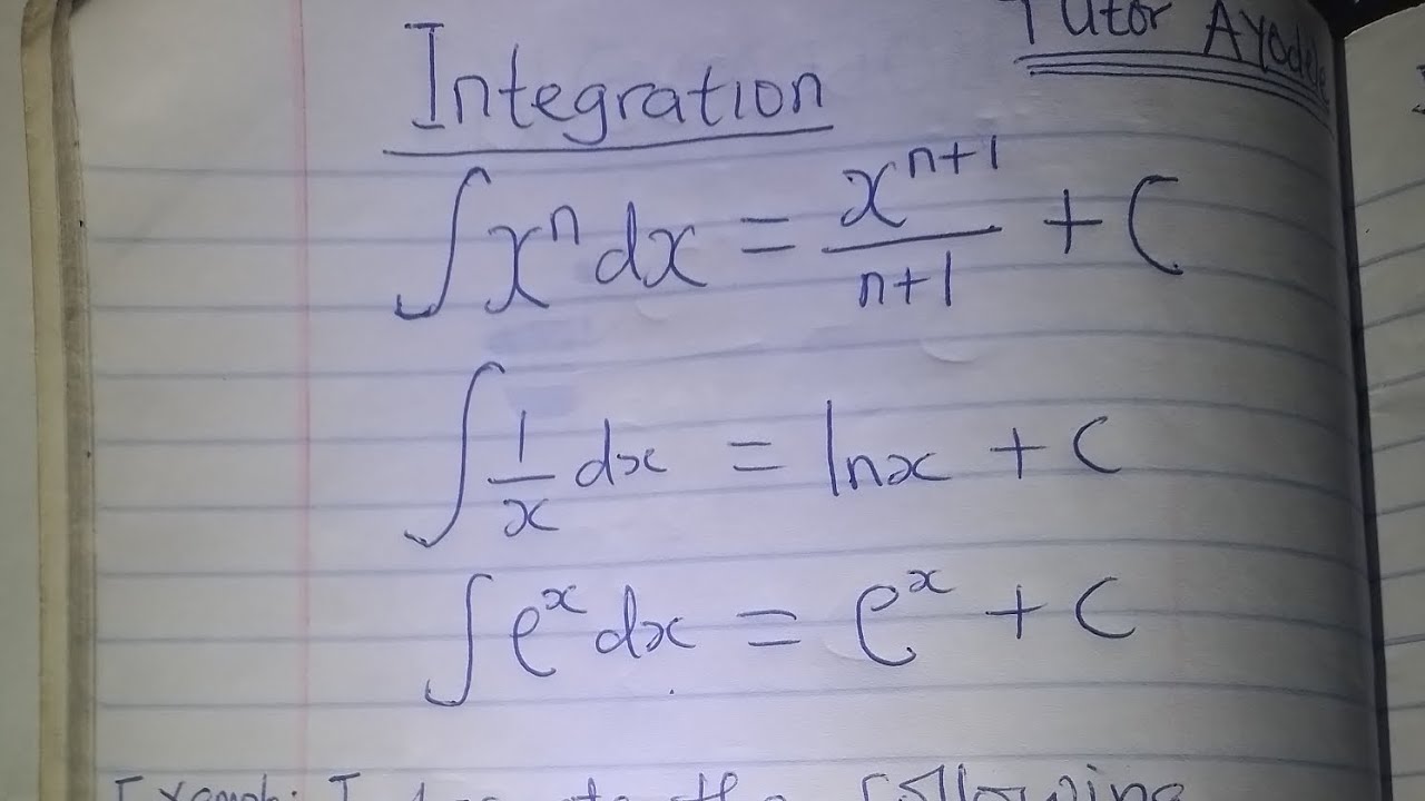 General Method of Integration | Step-by-Step Calculus Tutorial - YouTube