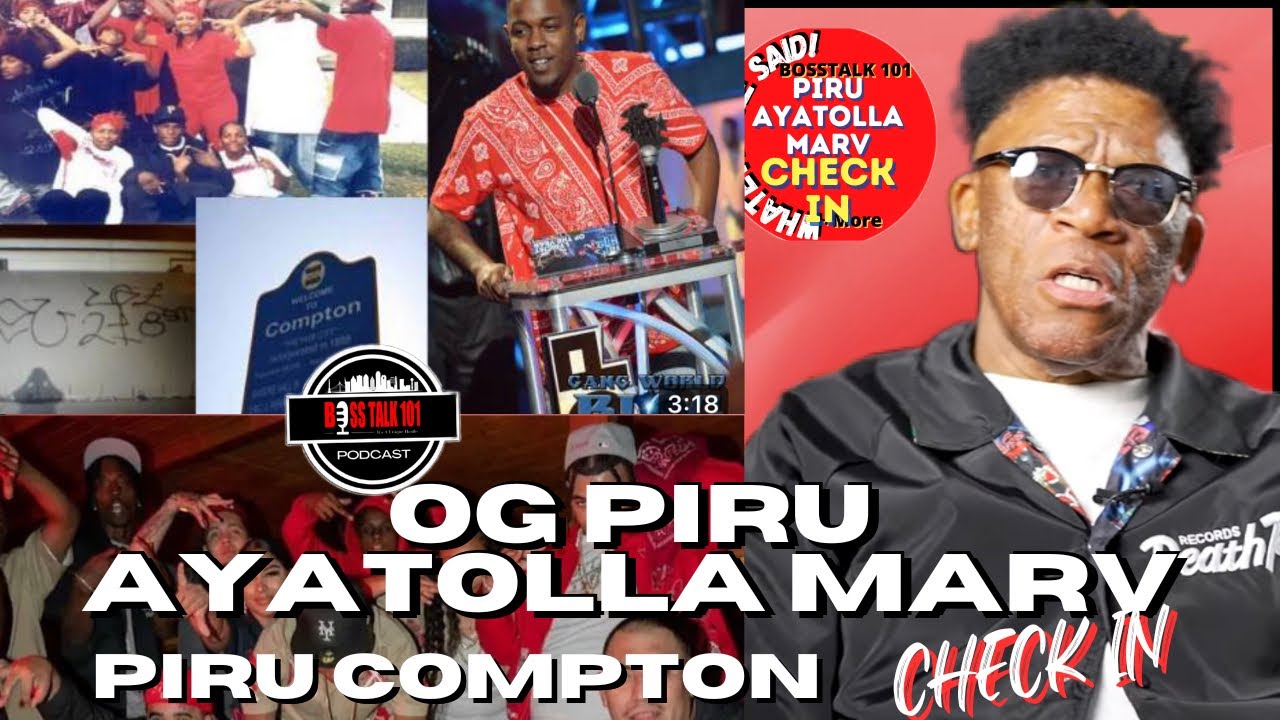 OG PIRU AYATOLLA MARV Oldest Living PIRU BREAKS DOWN CHECKING IN LA ...
