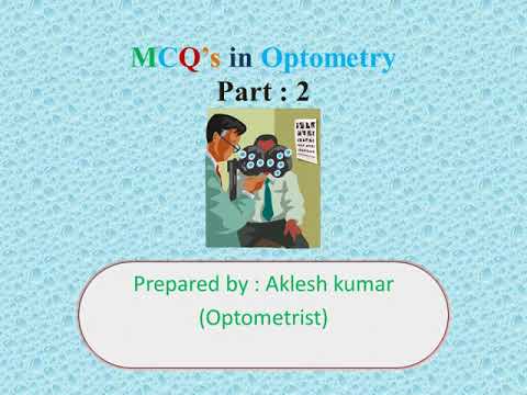 MCQ'S IN OPTOMETRY (PART 2) - YouTube