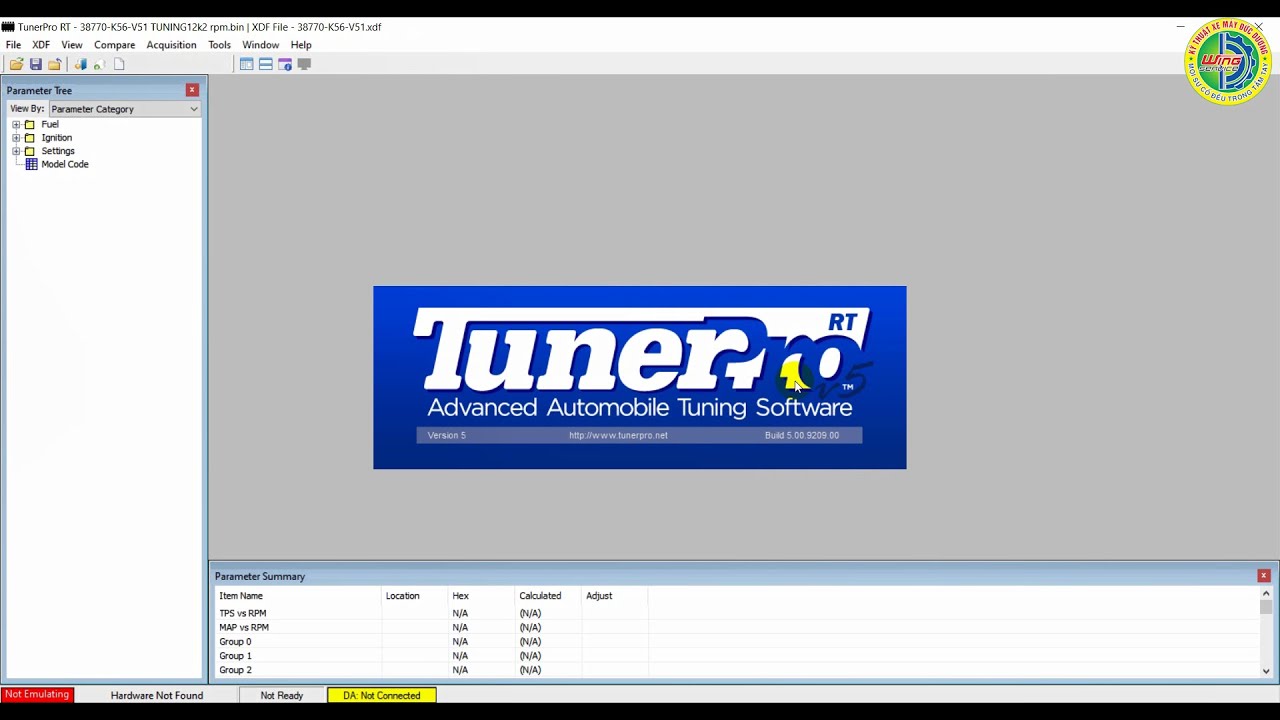 Hướng dẫn TunerPro RT P2 - Cách remap tuning file ecu zin Honda winne ...