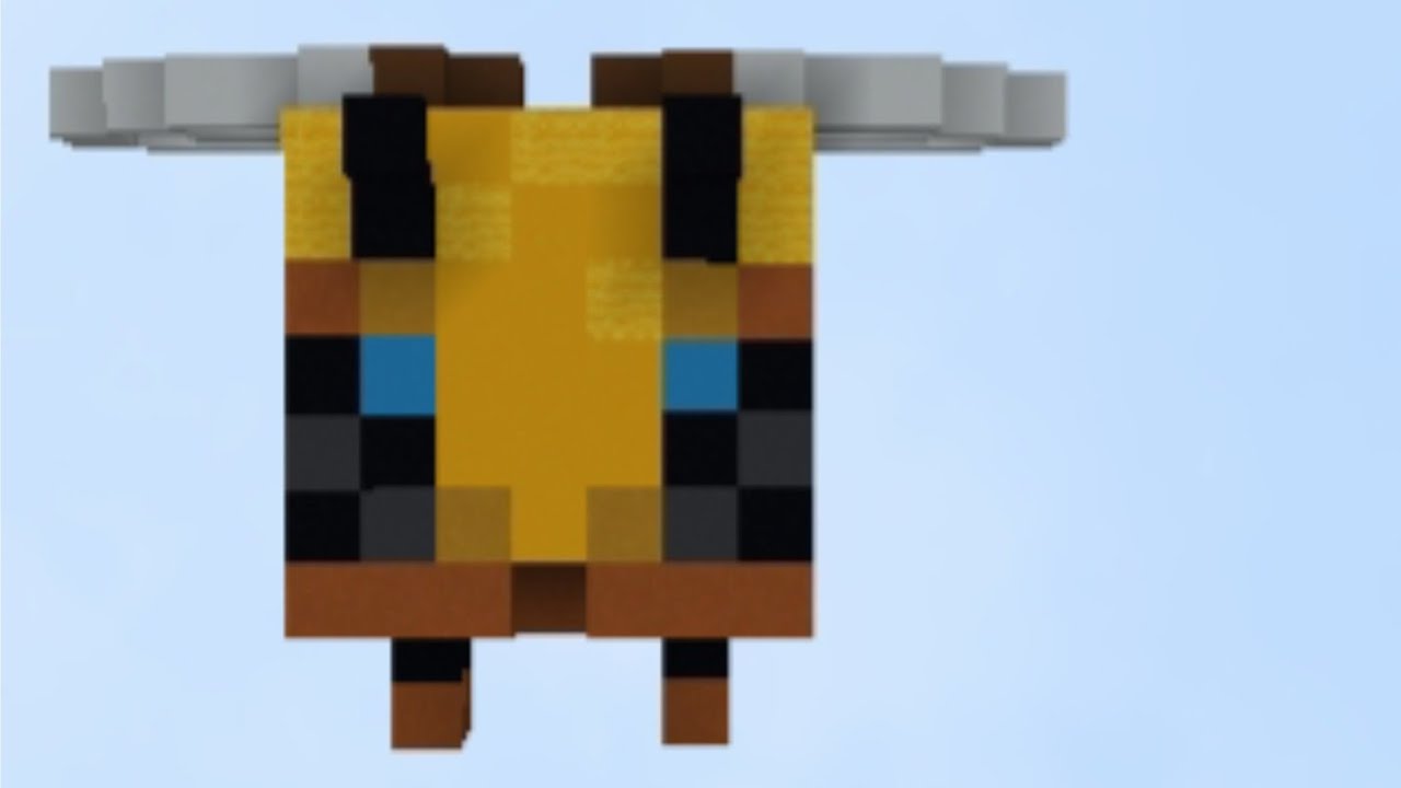 how to make bee statue in minecraft #viral #trending - YouTube