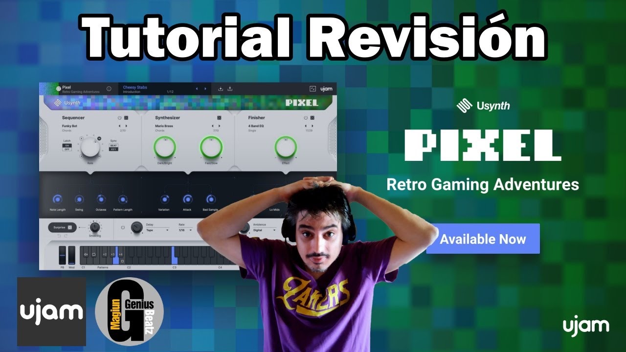 Ujam Usynth PIXEL - Tutorial Revisión en Español - el mejor Sintetizador 80's y 90's de ...