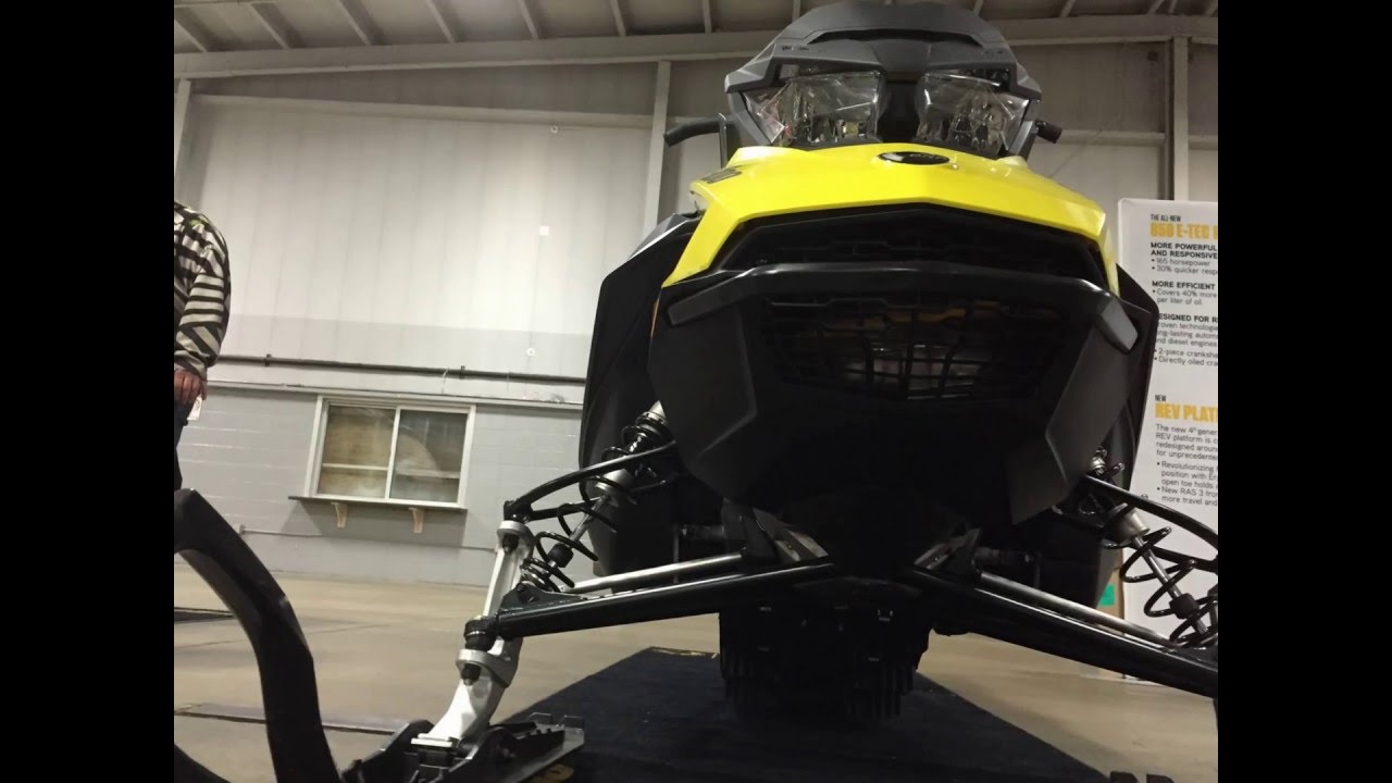 2017 Ski Doo SUMMIT 850 3" paddle track Sneak Peak - YouTube