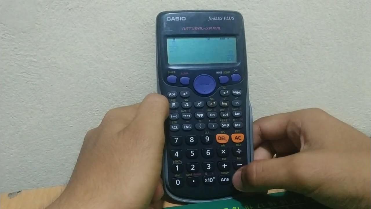 Como usar una calculadora científica Casio básica - YouTube