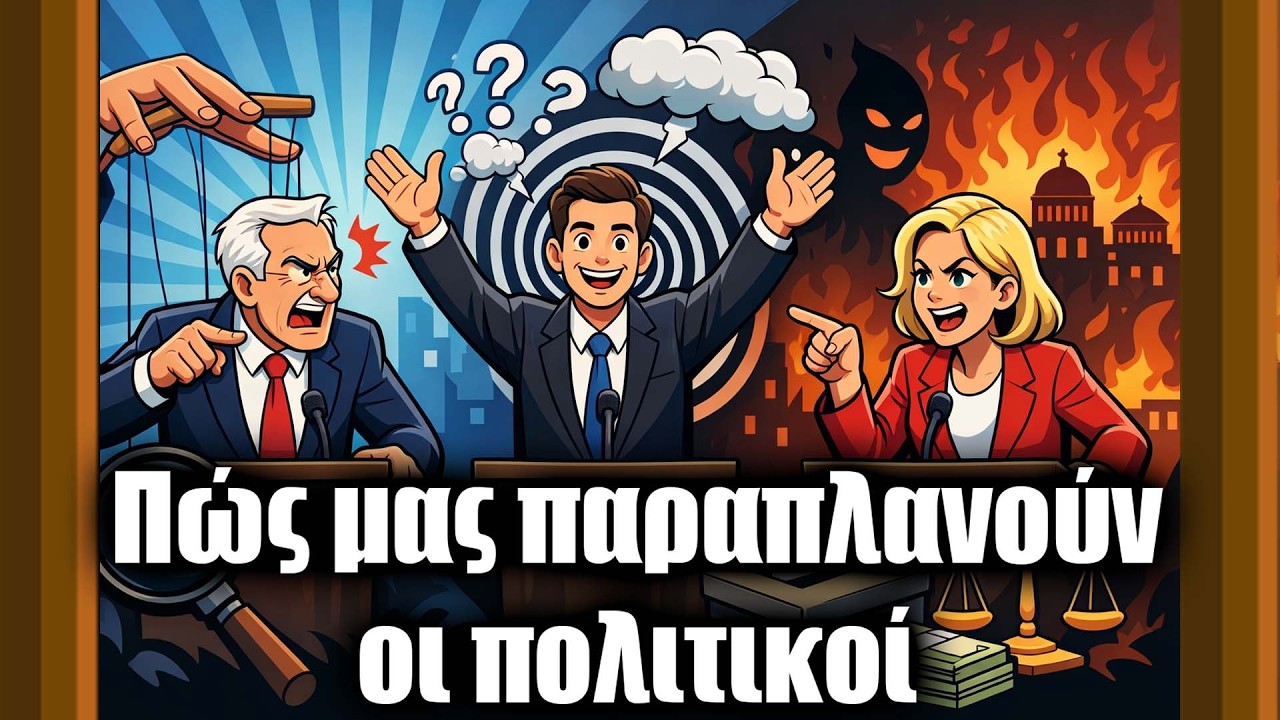 55. Πολιτικές Πλάνες: Πώς μας παραπλανούν οι πολιτικοί - YouTube