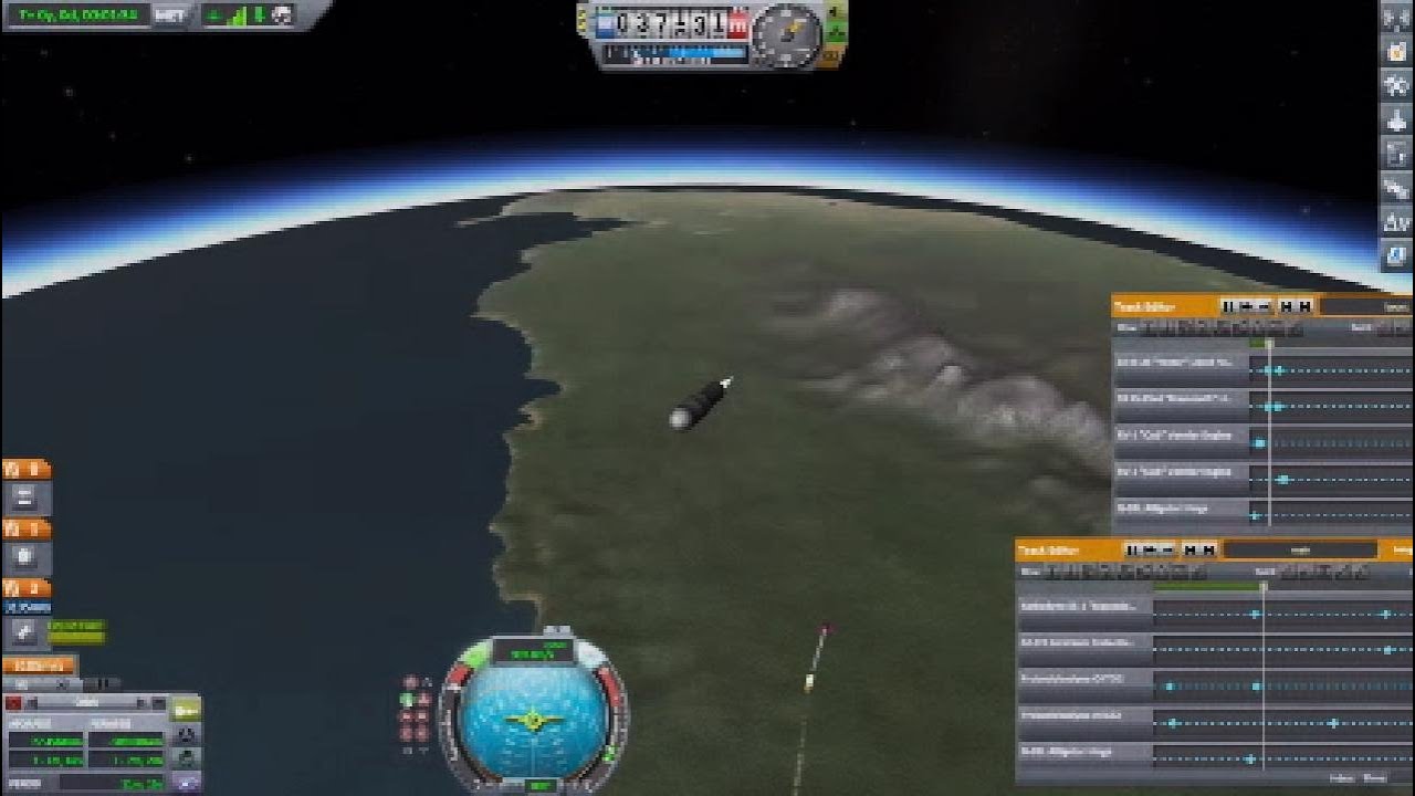 KSP - 99% KAL controlled Falcon 9 - boost back and landing 6 - YouTube