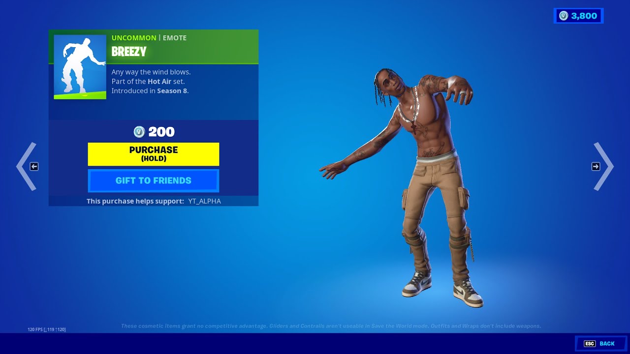Fortnite Item Shop RARE Breezy emote is back + more!!!! December 1st ...