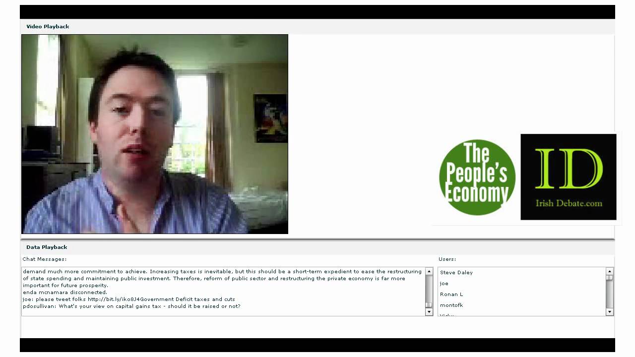 Peoples Economy Ronan Lyons Day 9 - YouTube