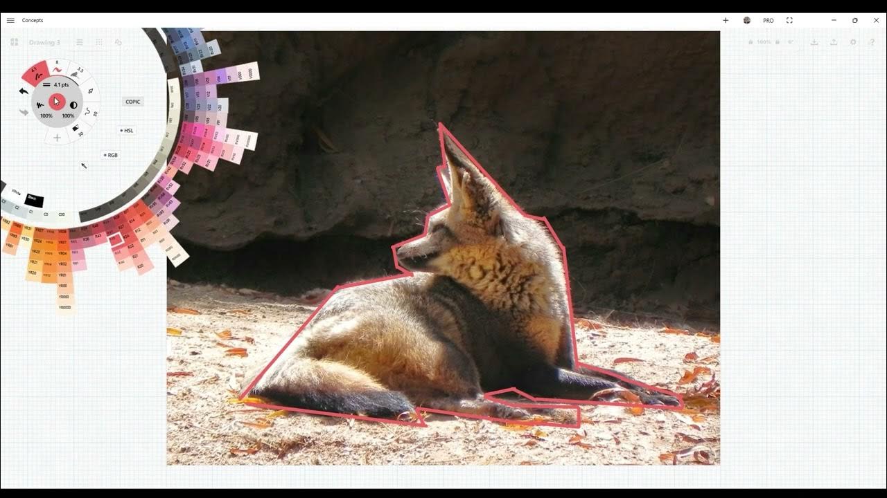 Using Straight-Line Block-in to Draw Complex Shapes - YouTube