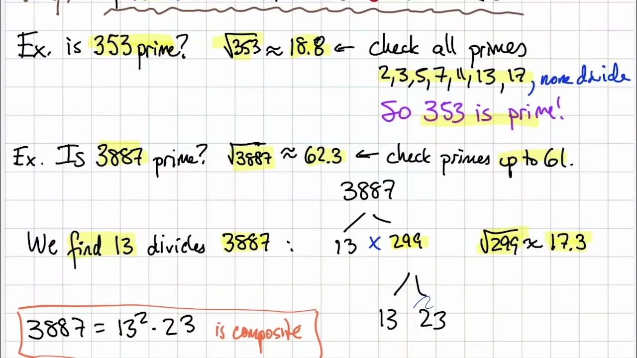 5.3A - Prime Factorization - MATH 120 - YouTube