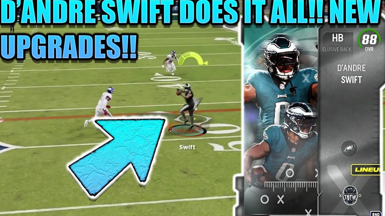 D'ANDRE SWIFT IS HERE AND DEFENSIVE UPGRADES!! Madden 24 Ultimate Team ...