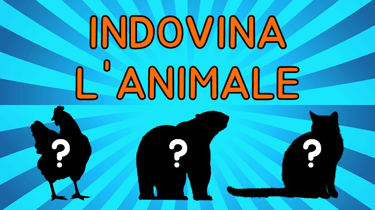 🐾 Indovina l'Animale dalla Sagoma 🐾 - YouTube