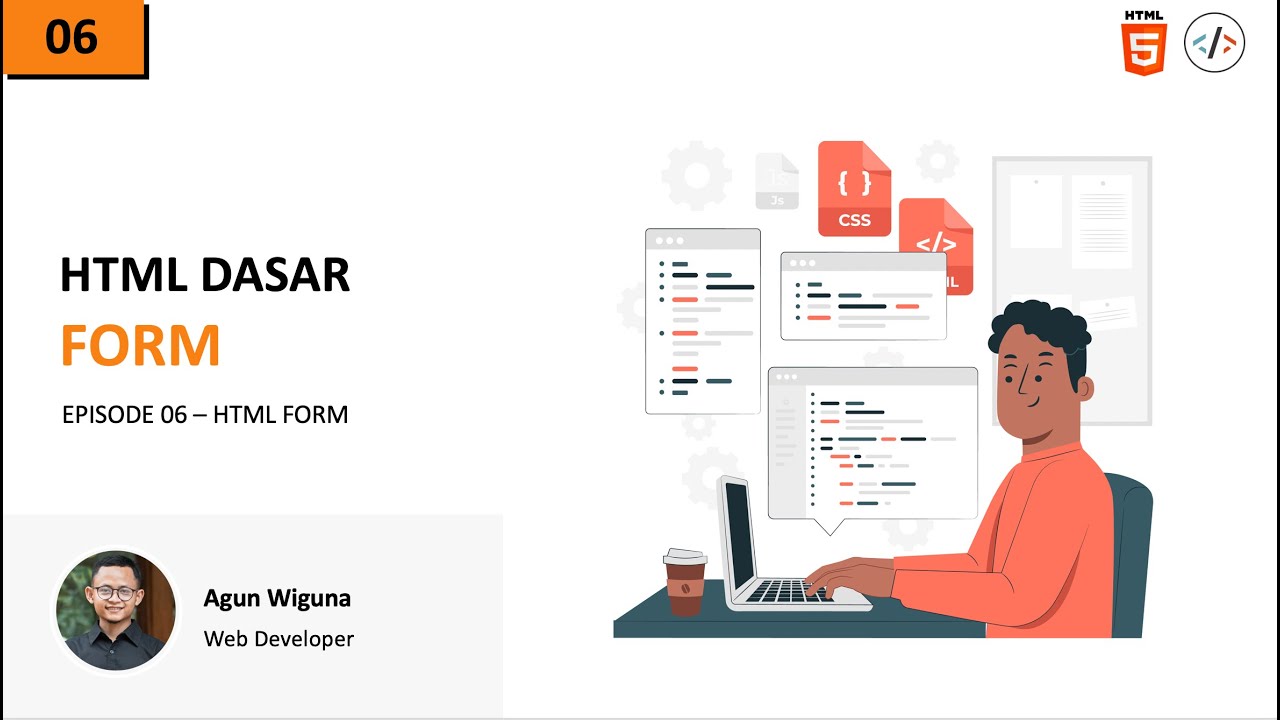 Dasar HTML 6 - Form - YouTube