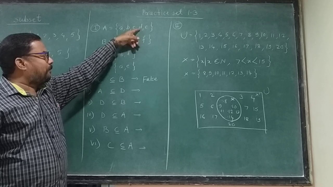 STD-9th,algebra,lesson no-1,practice set-1.3 - YouTube