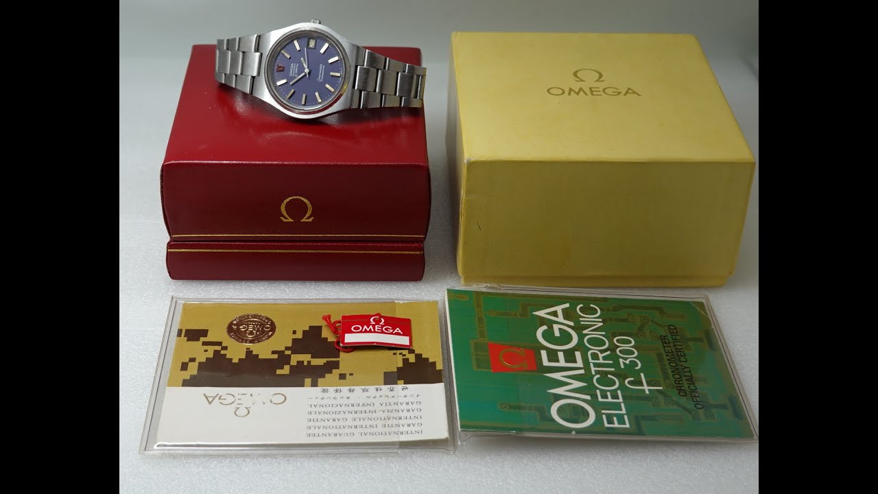 1972 1976 Omega f300 Seamaster men's vintage electronic watch with box ...