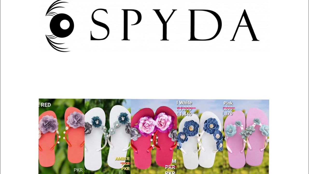 SPYDA Beautiful Footwear || Flip Flops - YouTube
