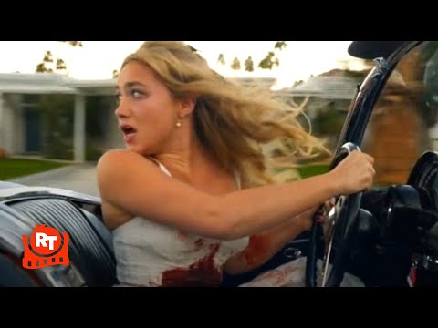 Don't Worry Darling (2022) - The Car Chase Scene | Movieclips