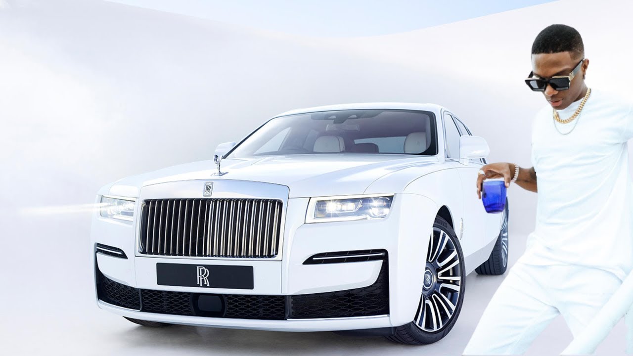 Wizkid Rides On His Latest Royce Rolls For The First Time - YouTube