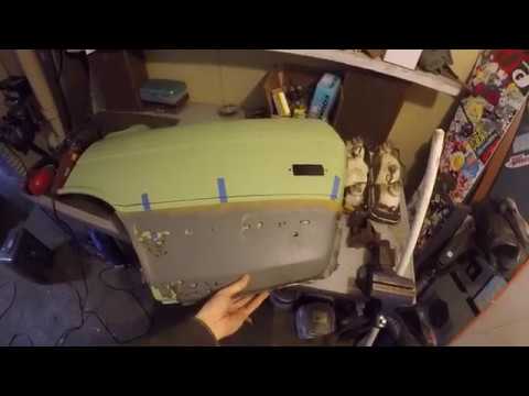 DATSUN 510 RUST REPAIR - REPLACING REAR QUARTER PANELS - YouTube