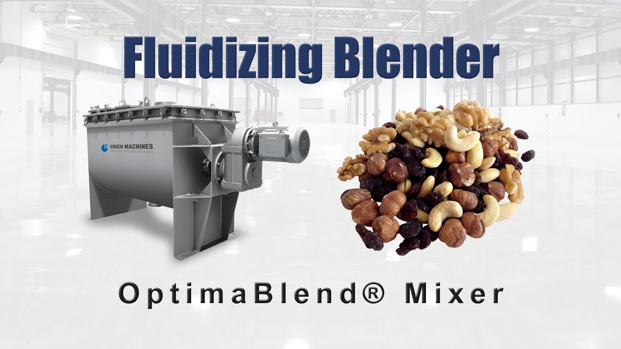 Paddle Mixers - Batch Mixing Trail Mix | CMT Process Solutions - YouTube