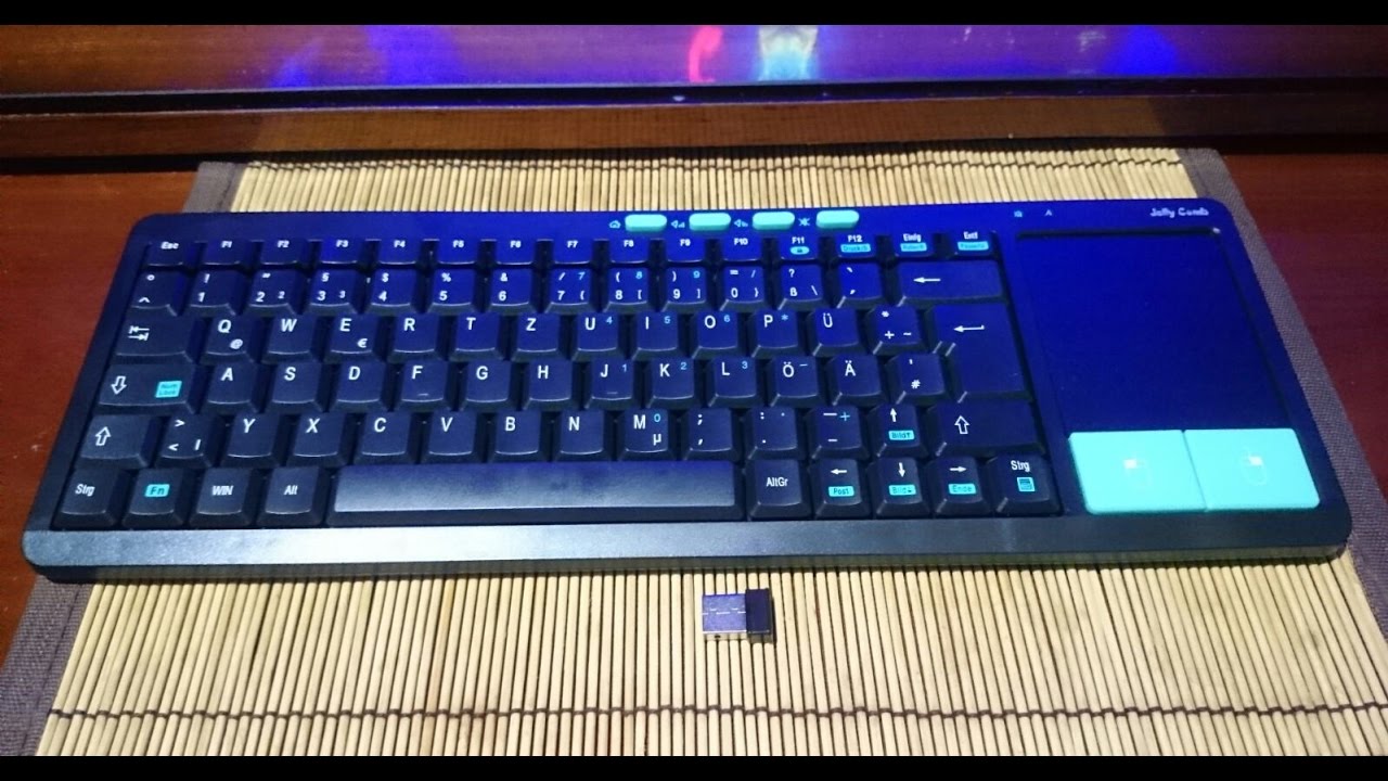 Review: Jelly Comb Teclado Inalambrico Bluetooth con Touchpad - YouTube
