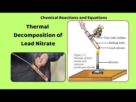 Thermal Decomposition of Lead Nitrate - YouTube