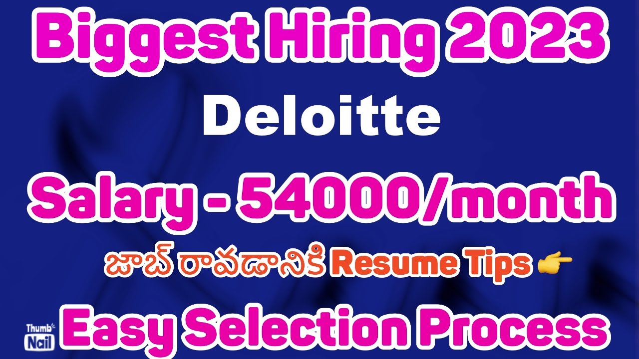 Deloitte jobs for freshers | Deloitte recruitment 2023 | Deloitte jobs ...