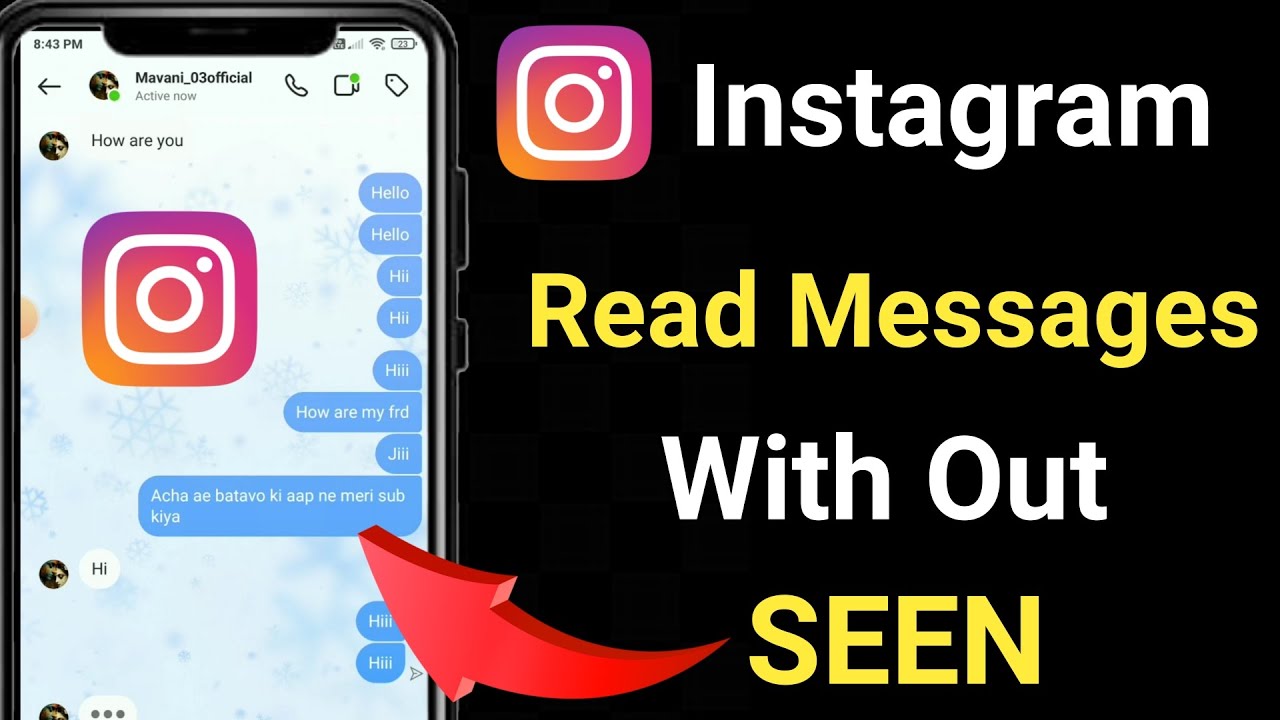 How to read instagram messages without seen 2024 | insta messages ko ...