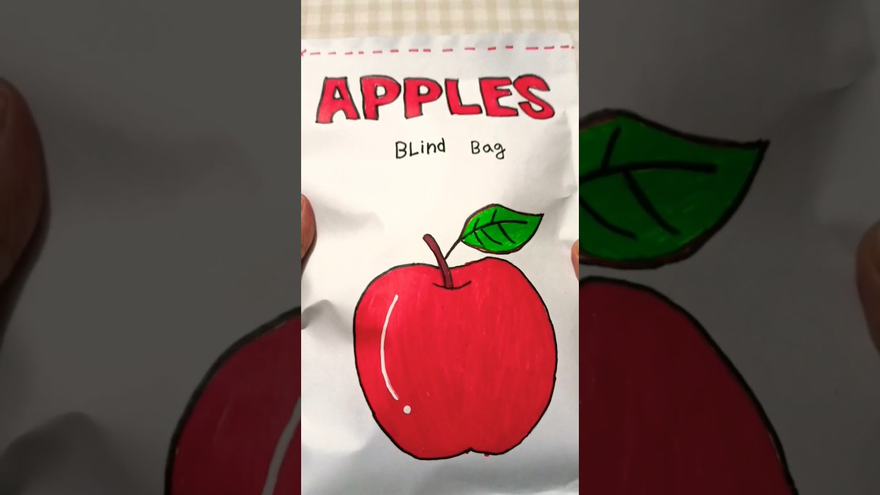 [ ️DIY paper craft ️] Apples blind bag unpacking tutorial ASMR |# ...