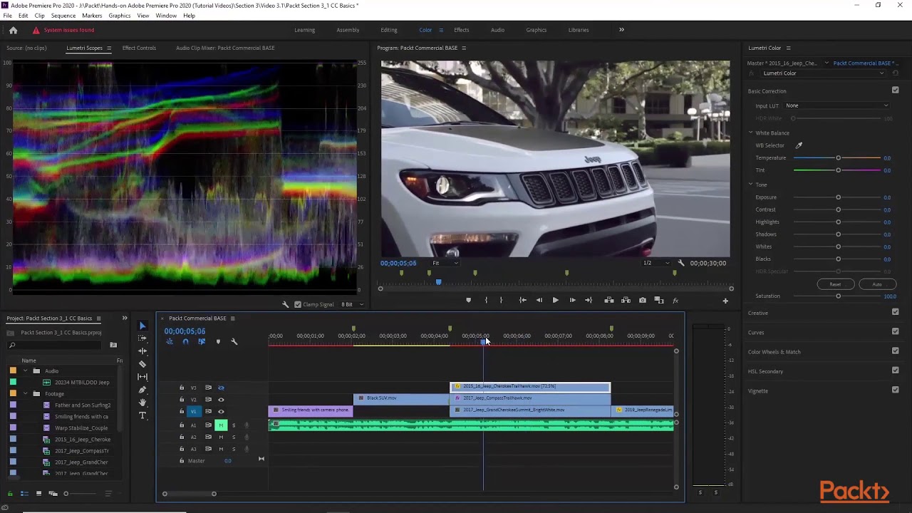 Hands-On Adobe Premiere Pro 2020: Color Correction Basics | packtpub ...