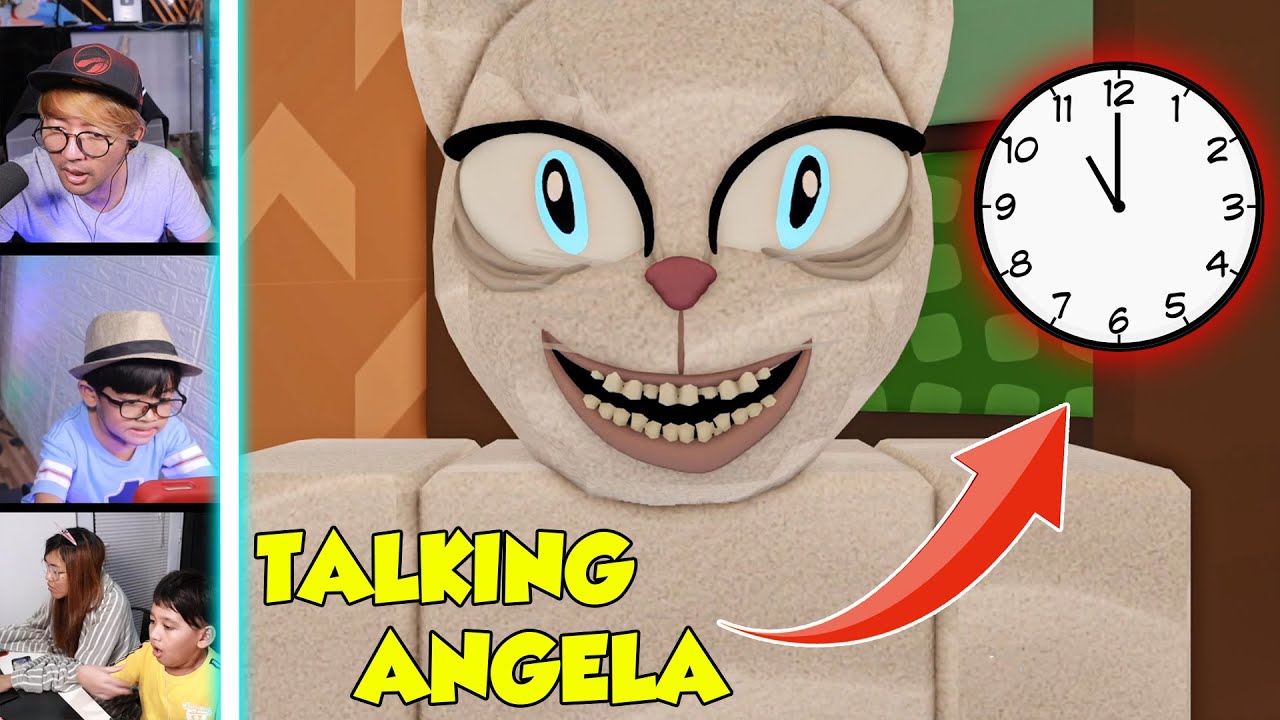 BANG CUPU MAIN TALKING ANGELA JAM 11 MALAM DI ROBLOX‼️ TERNYATA INI ...