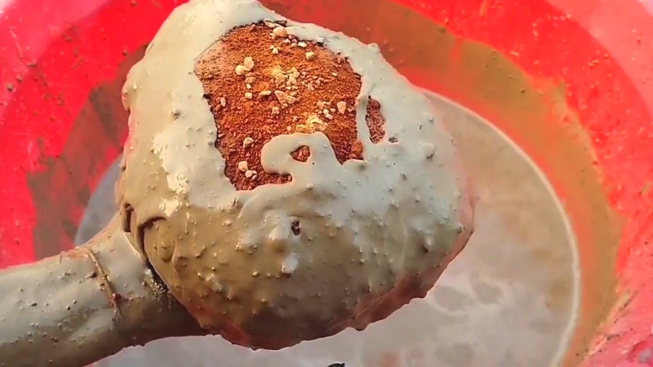 Soft Clay Crumbling in Water 💦💦 Soft Mud Crumbling, Pure Dirt, Yellow ...